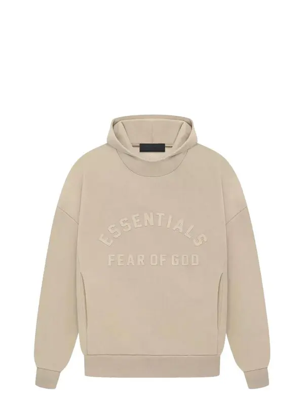 Fear Of God Logo-embroidered Hoodie - Neutrals