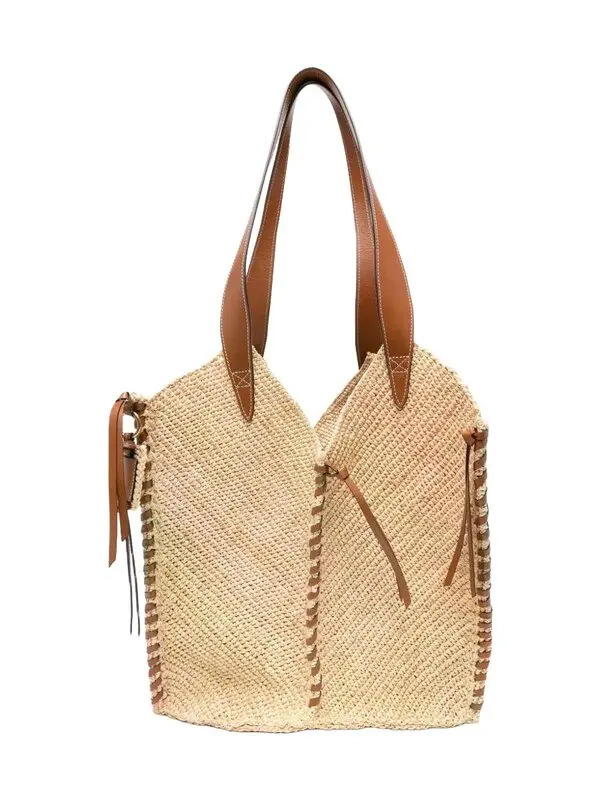 Isabel Marant Étoile Tampa Raffia Shoulder Bag - Neutrals