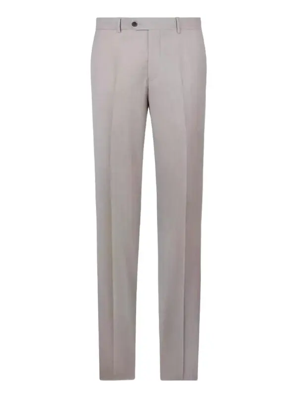 Brooks Brothers Virgin Wool Trousers - Grey