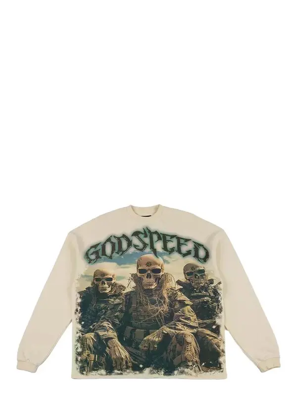 GODSPEED Squadron Thermal Long Sleeve Sweatshirt - Neutrals