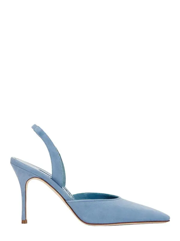 Manolo Blahnik Borelapla 90 Pump - Blue