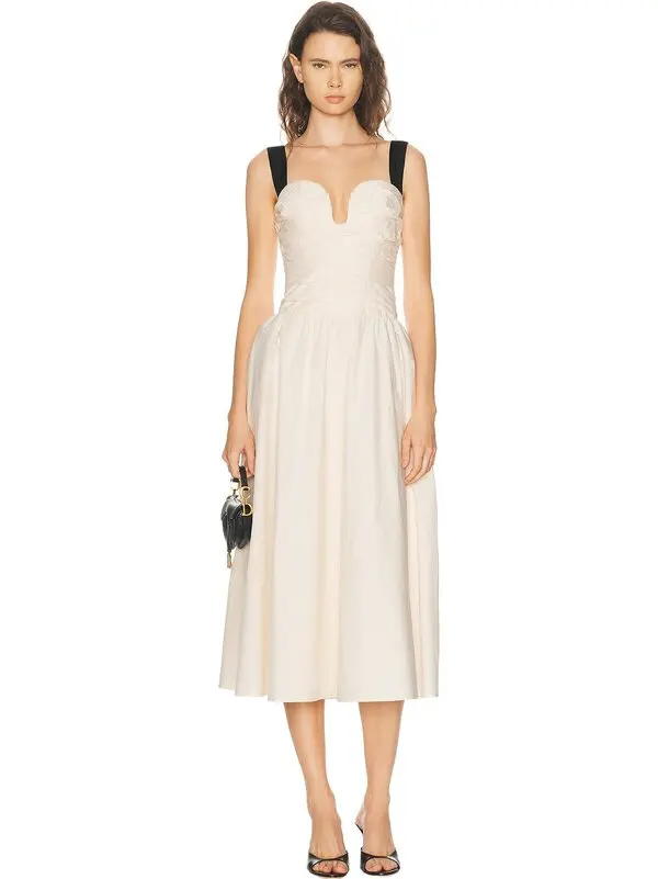 Lpa Leisl Midi Dress - Cream