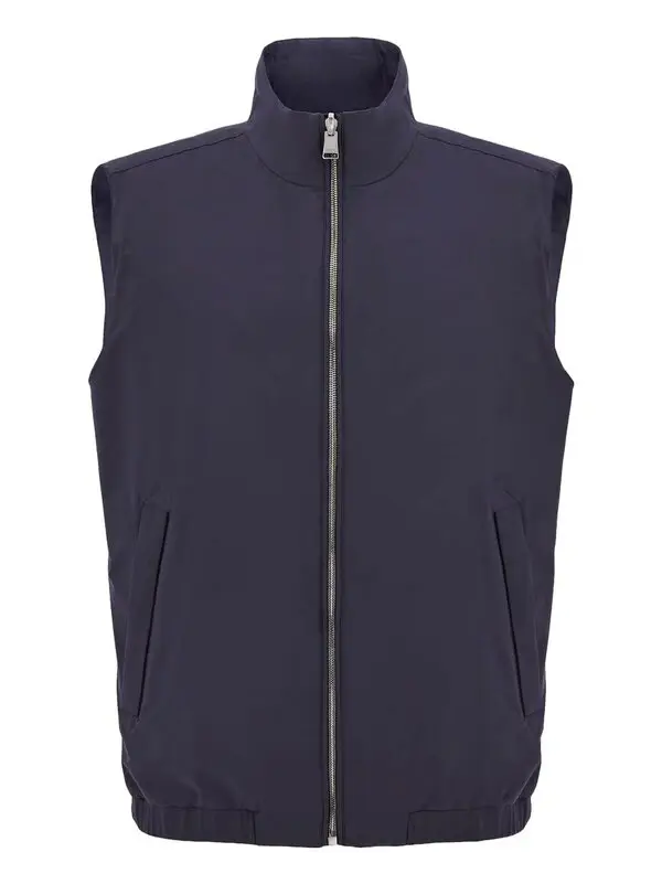 Canali Nuvola Reversible Vest - Blue