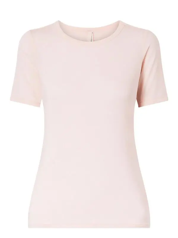 SKIMS Sheer Modal-blend Tee - Pink