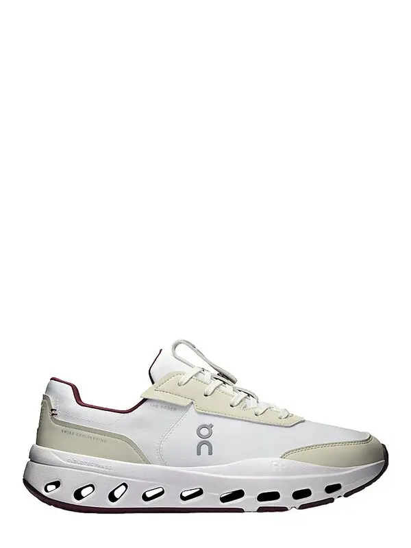 On The Roger Wildcard Running Sneakers - Ivory Maroon