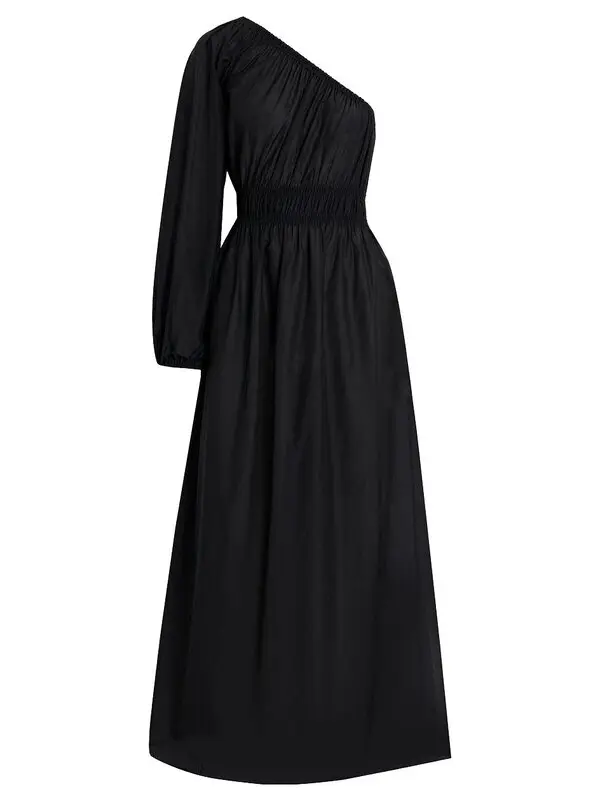 Matteau One-sleeve Maxi Dress - Black