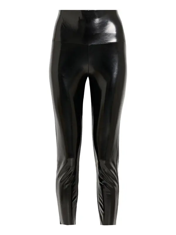 Norma Kamali Glossed Leggings - Black