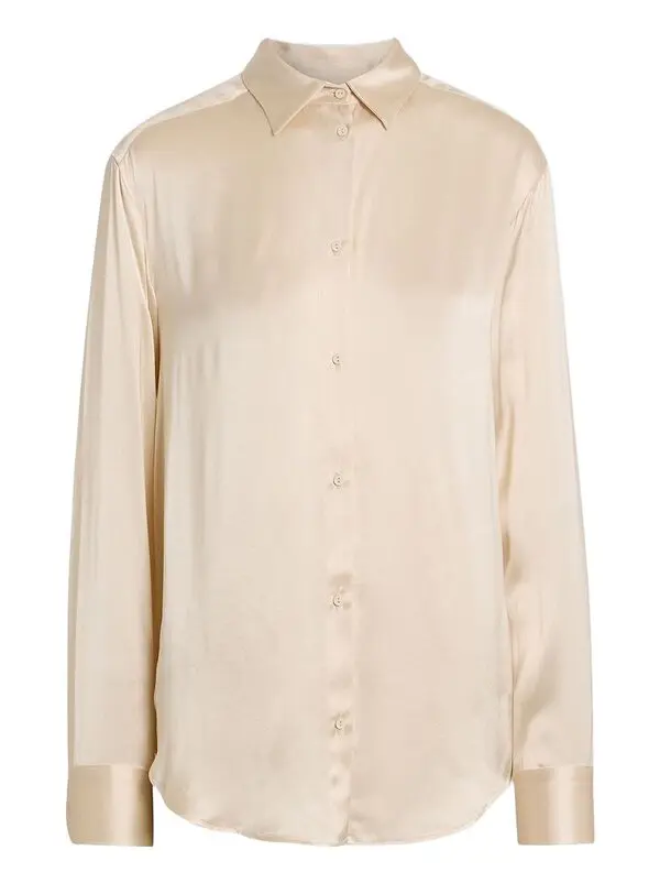 Matteau Satin Shirt - Cream