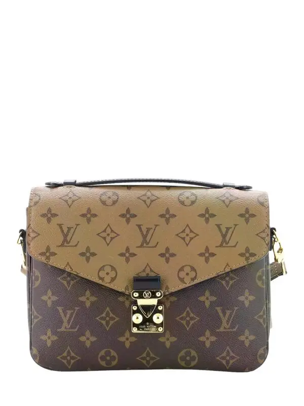 LOUIS VUITTON Pochette Metis Reverse Monogram Canvas Crossbody Bag - Brown