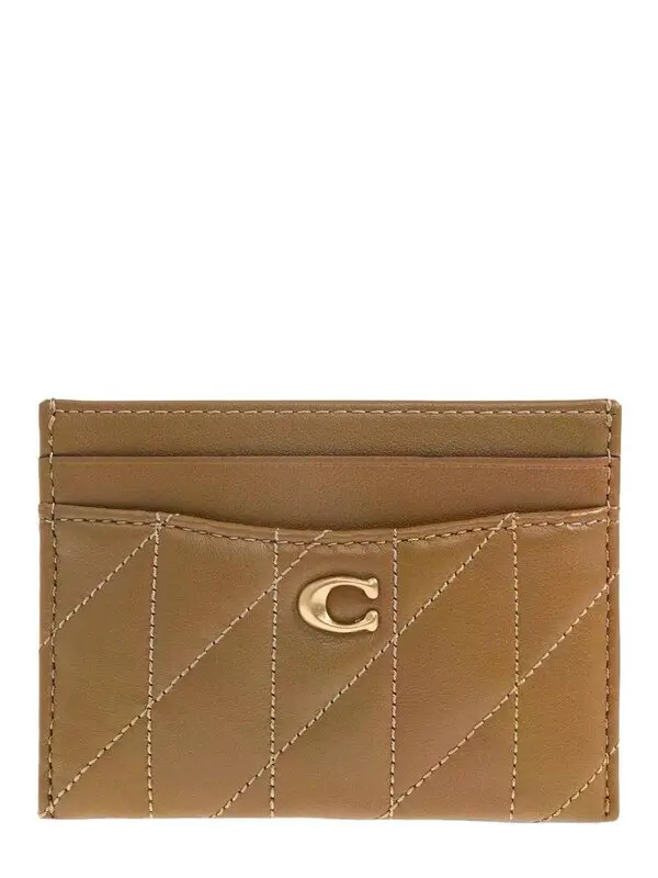 COACH Quilted Cardholder - Neutrals