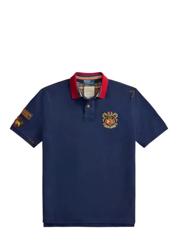Polo Ralph Lauren Embroidered Polo Shirt - Blue