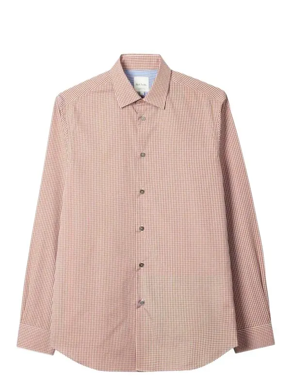 Paul Smith Check-pattern Shirt - Orange