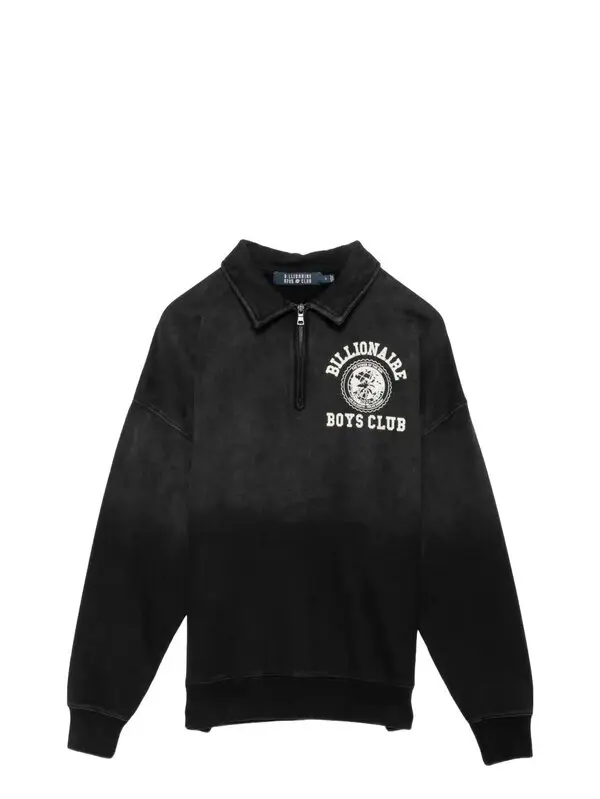 BILLIONAIRE BOYS CLUB World College Quarter Sweatshirt - Black
