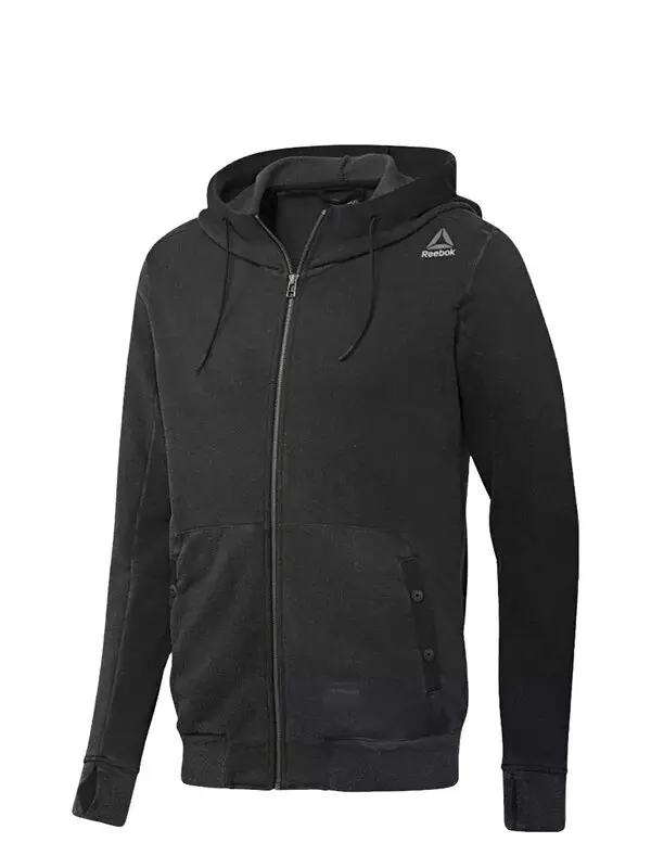 REEBOK Zip-fastening Hoodie - Black