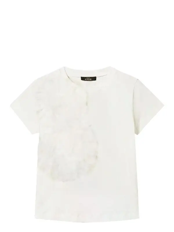TWINSET Tulle T-shirt - White