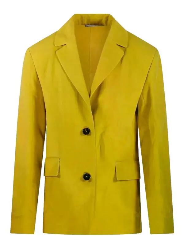 Max Mara Single-breasted Blazer - Yellow