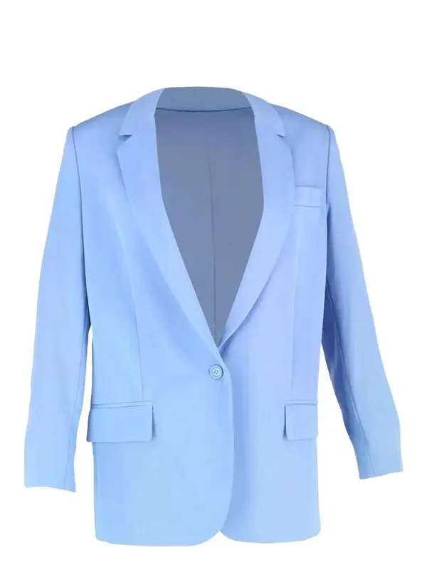 Stella McCartney Single-breasted Oversized Blazer - Blue