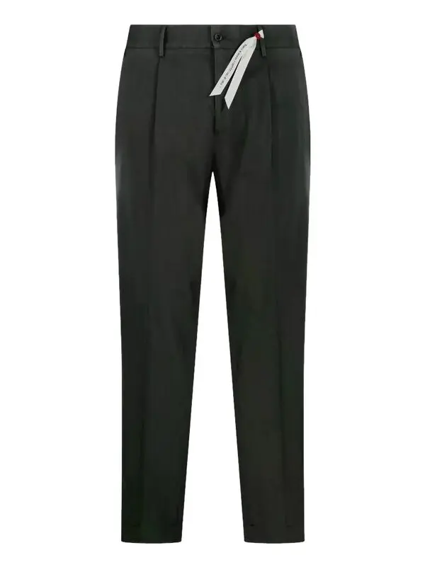 SANTANIELLO Pleated Trousers - Grey