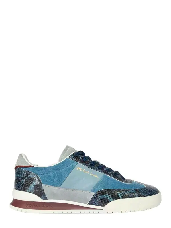 Paul Smith Dover Snake-pattern Panelled Sneakers - Blue