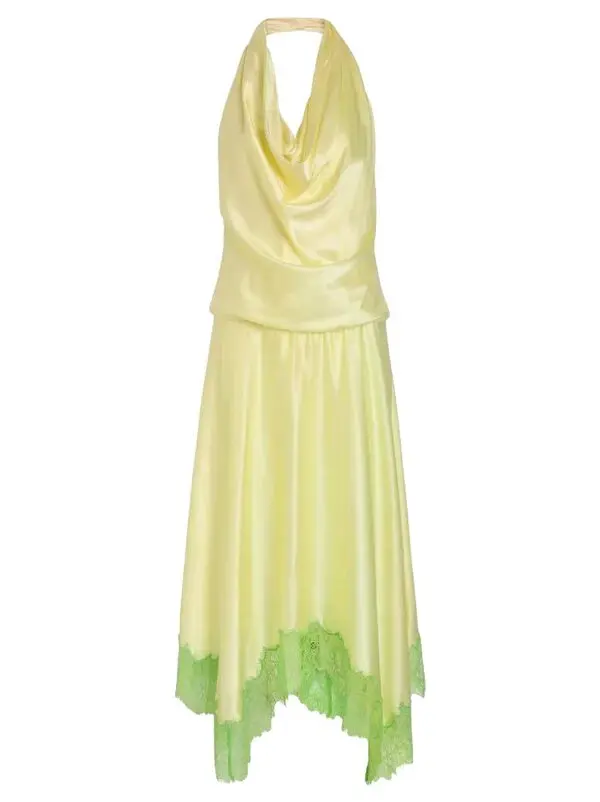 Staud Elira Midi Dress - Yellow