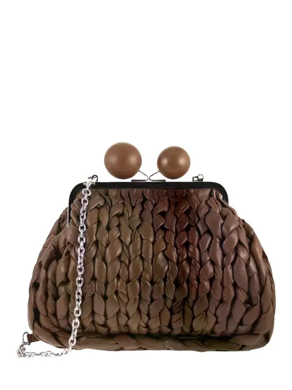 Max Mara Medium Pasticcino Clutch Bag - Brown