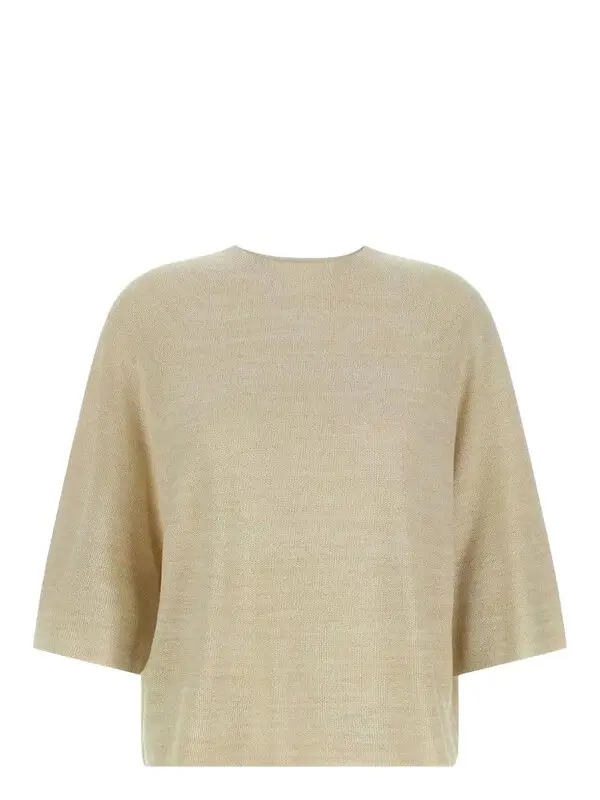 Fabiana Filippi Lamé Sweater - Gold