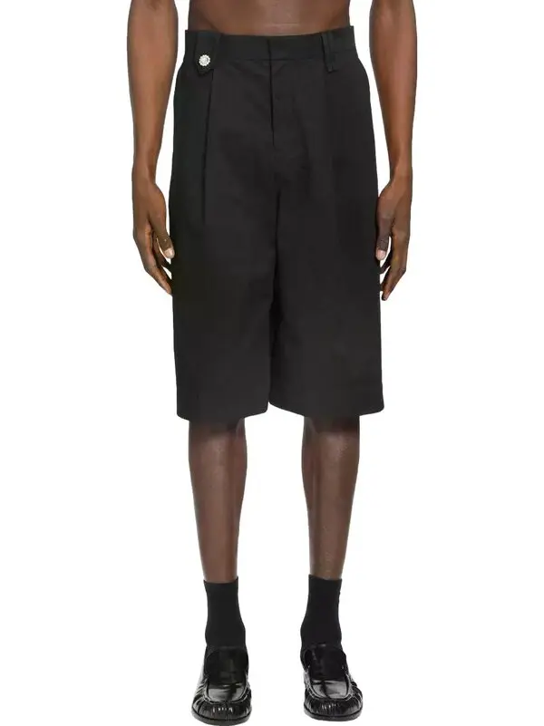 Simone Rocha Tailored Wide-leg Shorts - Black