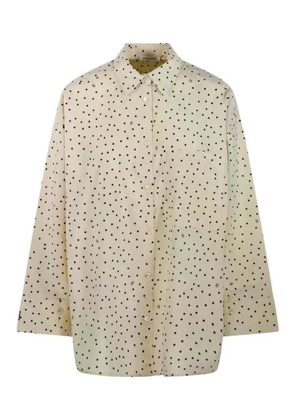 BY MALENE BIRGER Derris Polka-dot Shirt - Neutrals