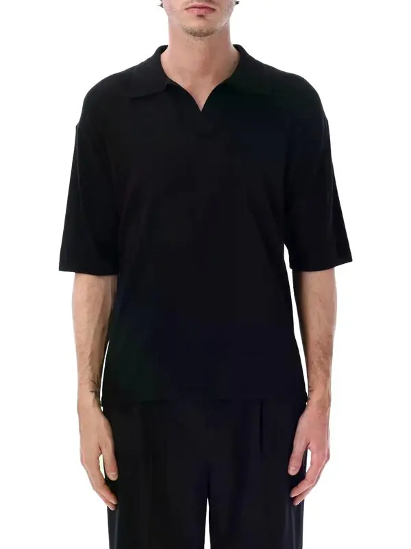 ROBERTO COLLINA Polo Shirt - Black