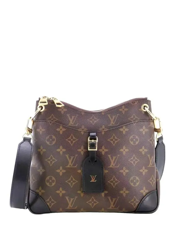 LOUIS VUITTON Odeon Nm Handbag Monogram Canvas Pm - Black
