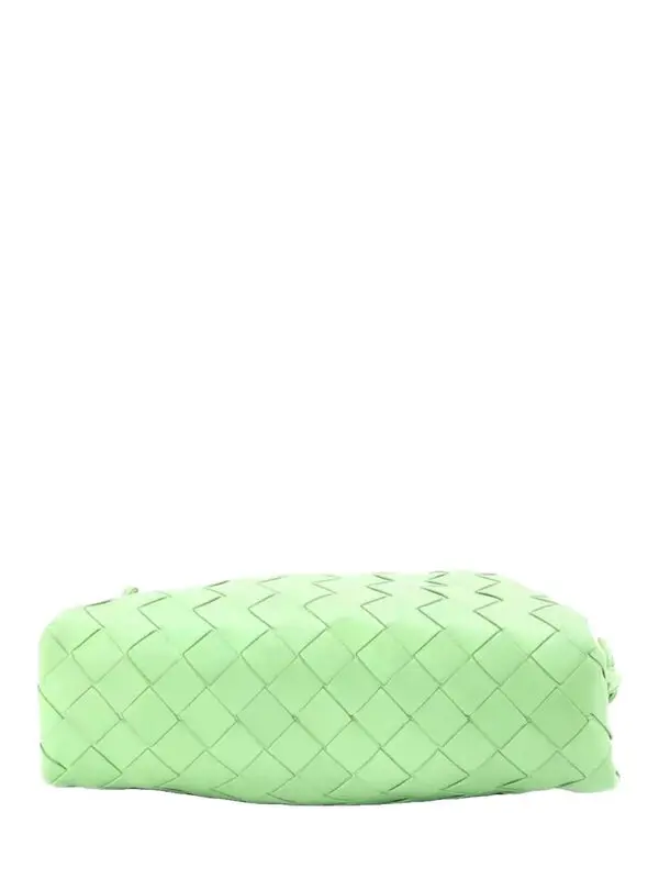 Bottega Veneta The Pouch Intrecciato Nappa Mini Crossbody Bag - Green