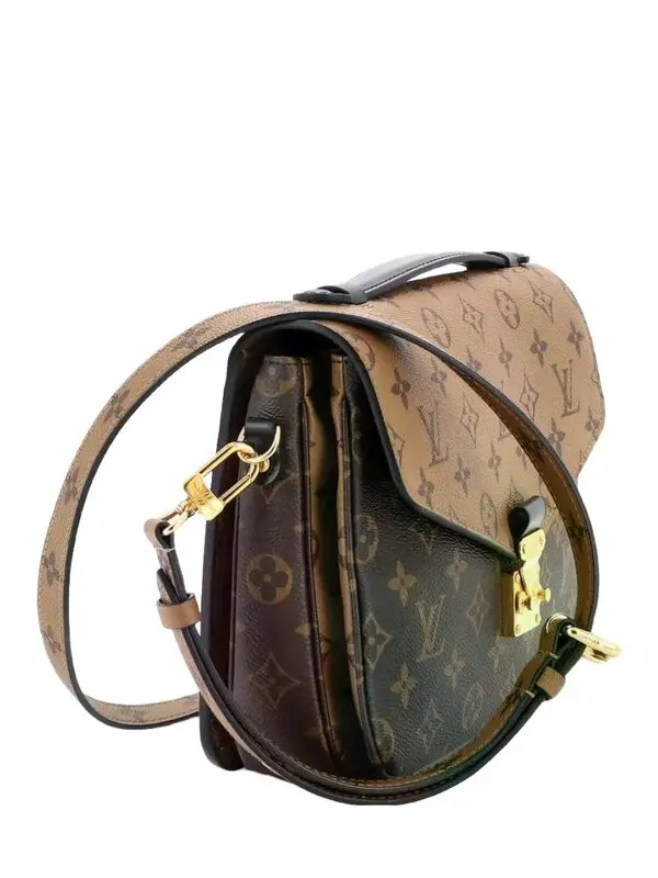 LOUIS VUITTON Pochette Metis Reverse Monogram Canvas Crossbody Bag - Brown