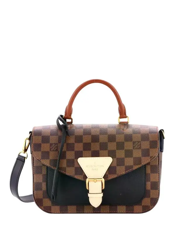 LOUIS VUITTON Beaumarchais Handbag Damier - Black