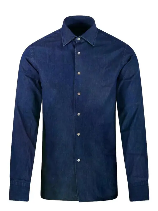 BORRIELLO NAPOLI Buttoned Shirt - Blue