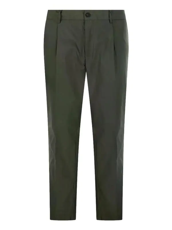 ENTRE AMIS Pleated Trousers - Green