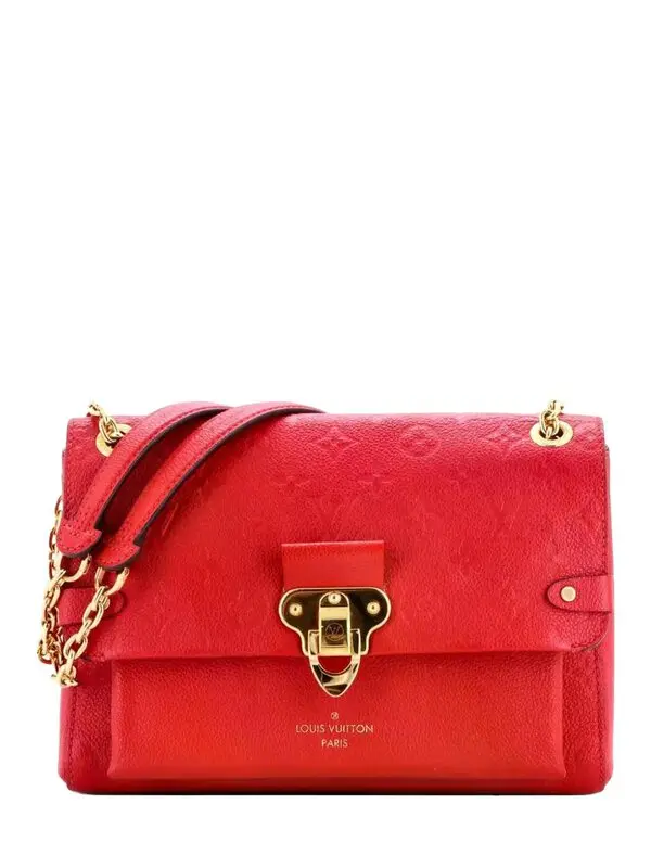 LOUIS VUITTON Vavin Pm Crossbody Bag Monogram Empreinte Leather - Red
