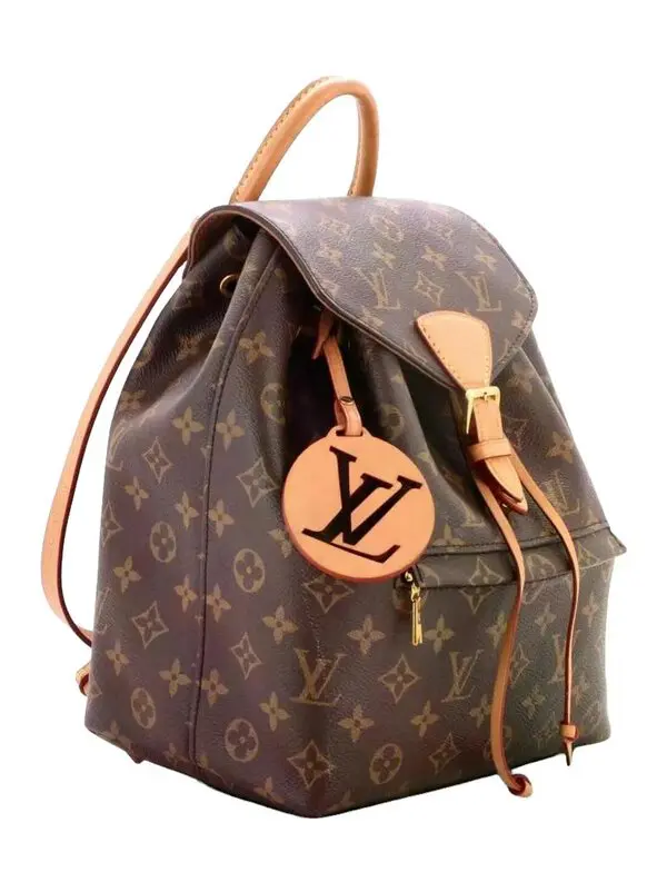 LOUIS VUITTON Montsouris Nm Monogram Canvas Pm Backpack - Brown