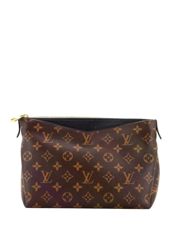 LOUIS VUITTON Pallas Beauty Case Monogram Canvas Clutch - Black