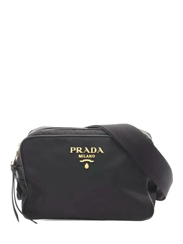 Prada 2010-2026 Tessuto Cross Body Bag - Black