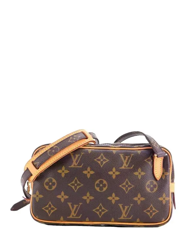LOUIS VUITTON Pochette Marly Bandouliere Monogram - Brown