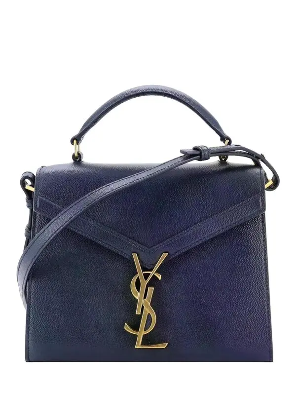 Saint Laurent Cassandra Mini Shoulder Bag - Blue