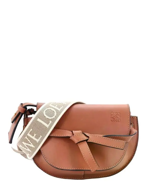 Loewe Gate Dual Small Shoulder Bag - Brown
