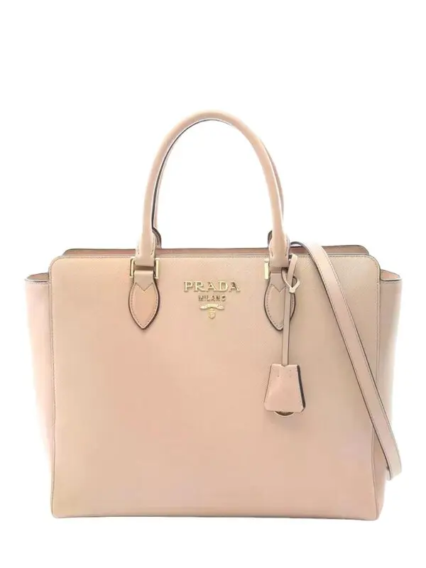 Prada Saffiano Tote Bag 2010-2025 - Pink