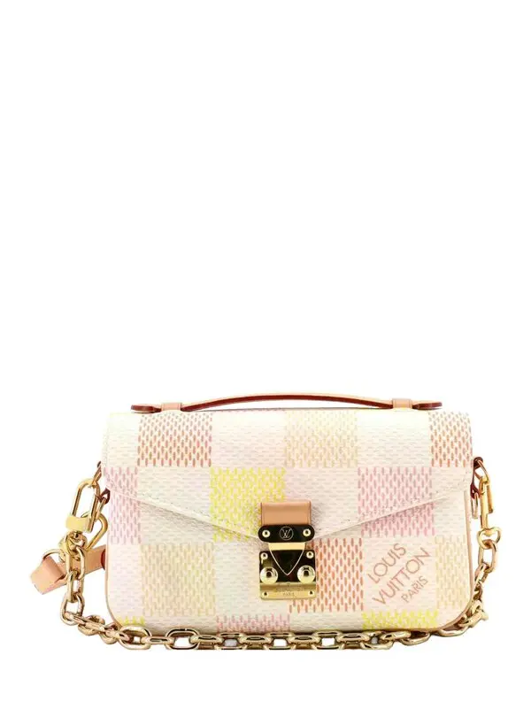 LOUIS VUITTON Pochette Metis Limited Edition Damierlicious Giant East West Shoulder Bag - Multicolour