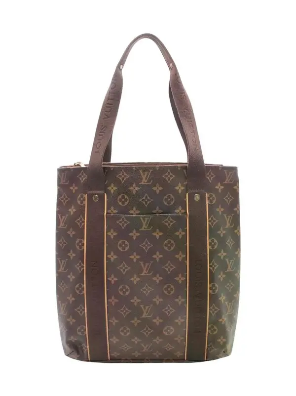 LOUIS VUITTON 2008 Monogram Cabas Beaubourg Tote Bag - Brown
