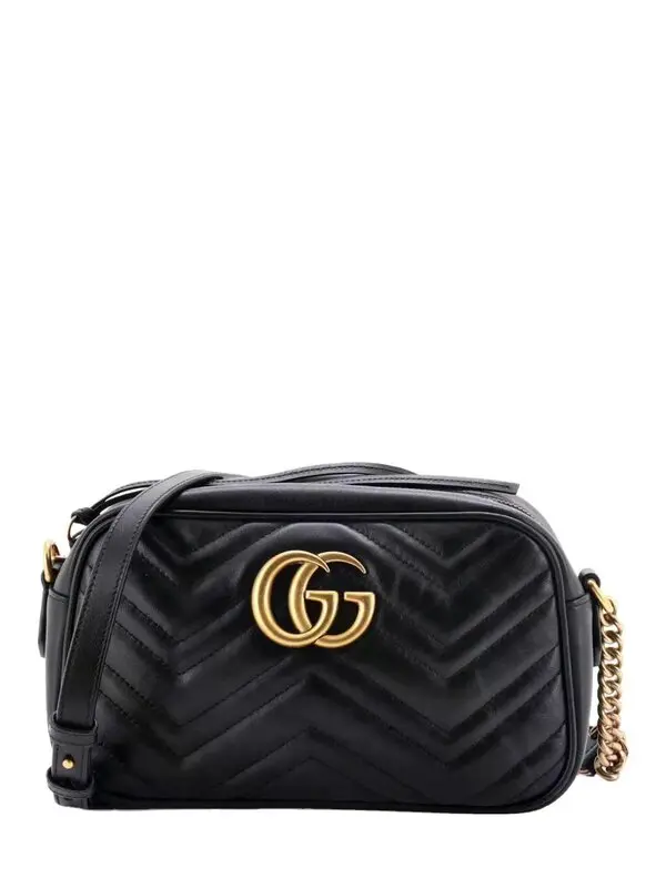 Gucci Gg Marmont Small Shoulder Bag - Black
