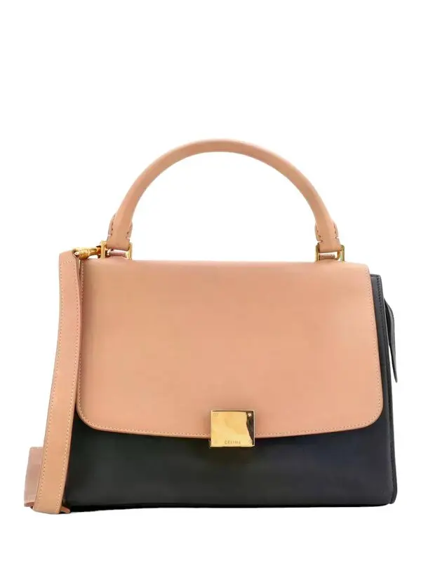 Celine Tricolor Trapeze Small Satchel - Multicolour