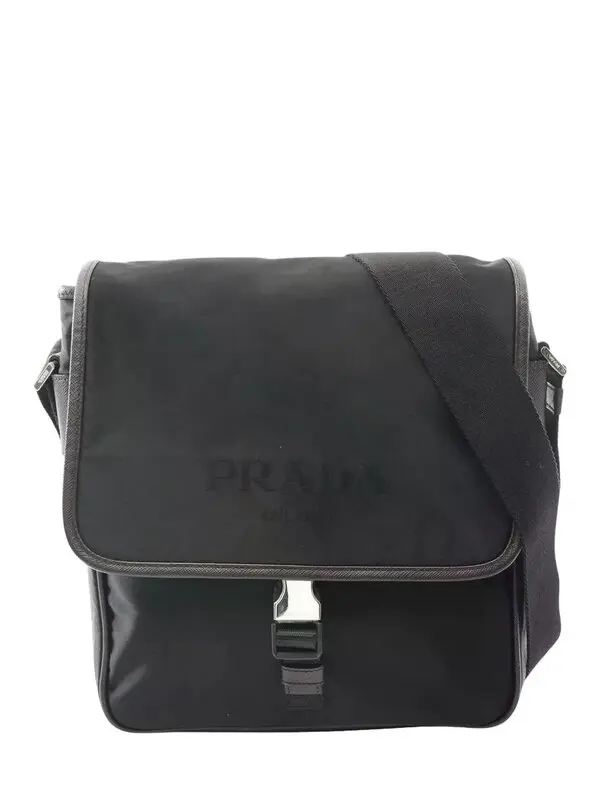 Prada 2000-2013 Tessuto Crossbody Bag - Black