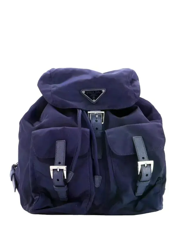 Prada Vela Tessuto Backpack - Blue