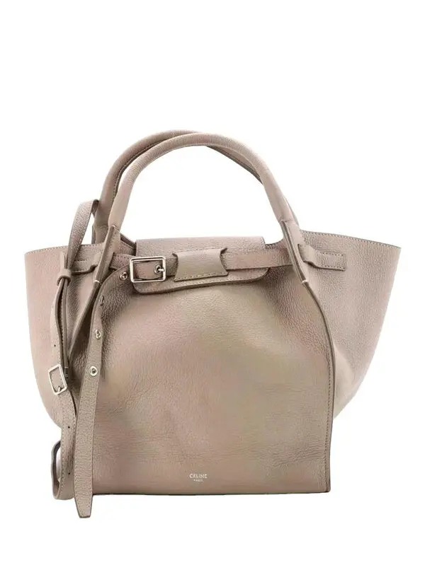 Celine Big Bag Grained Calfskin Small Satchel - Neutrals